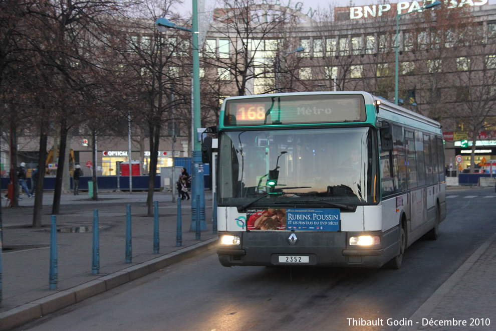 Ligne 168 – Photos de trams et autres transports urbains