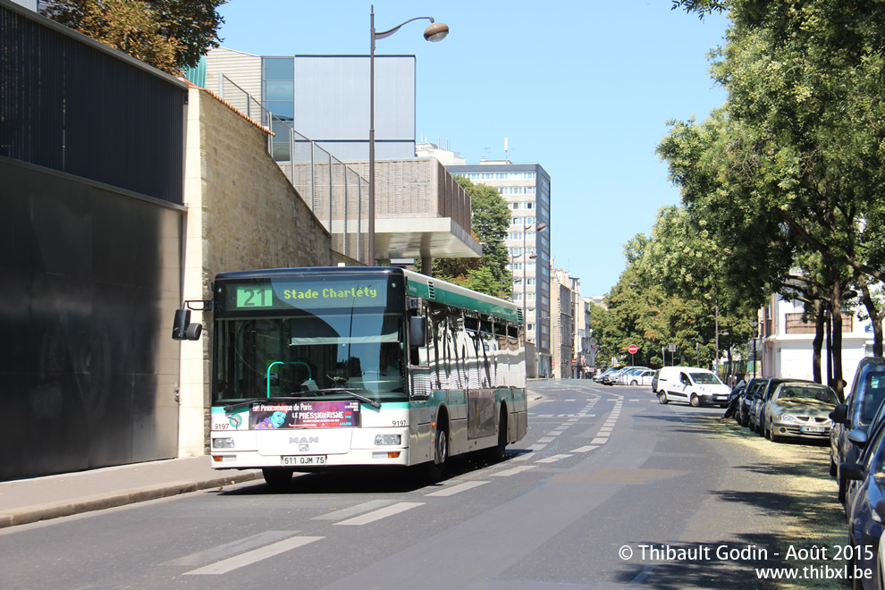 Ligne 21 – Photos de trams et autres transports urbains