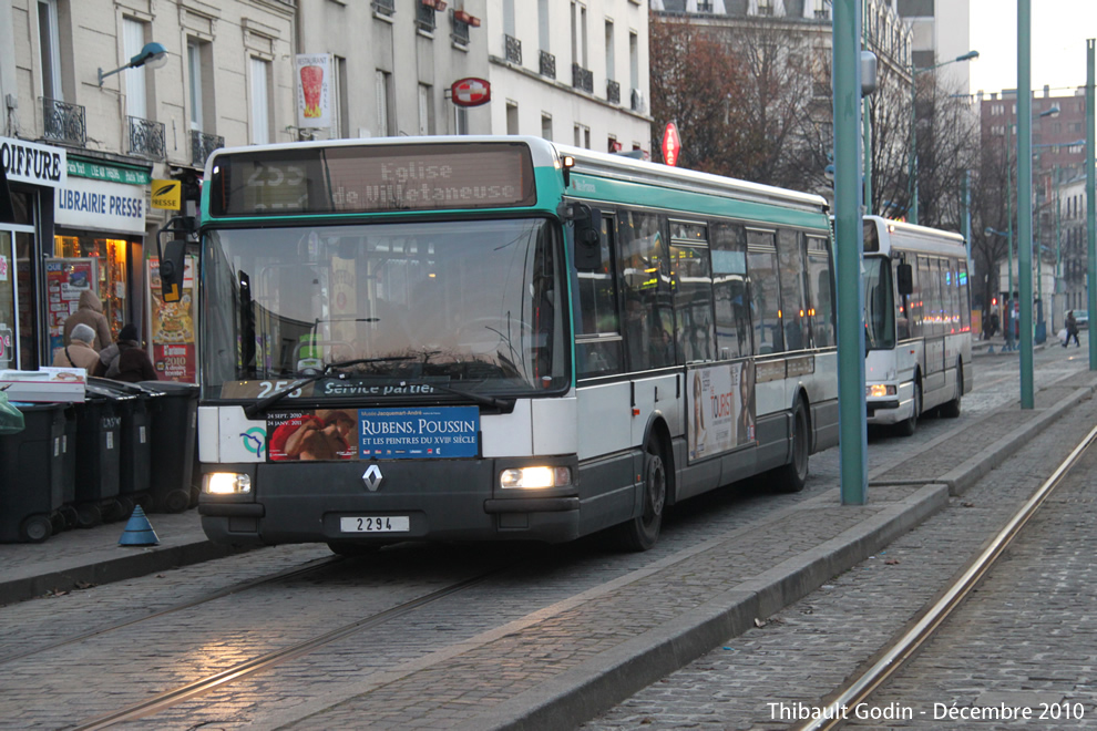 Ligne 255 – Photos de trams et autres transports urbains