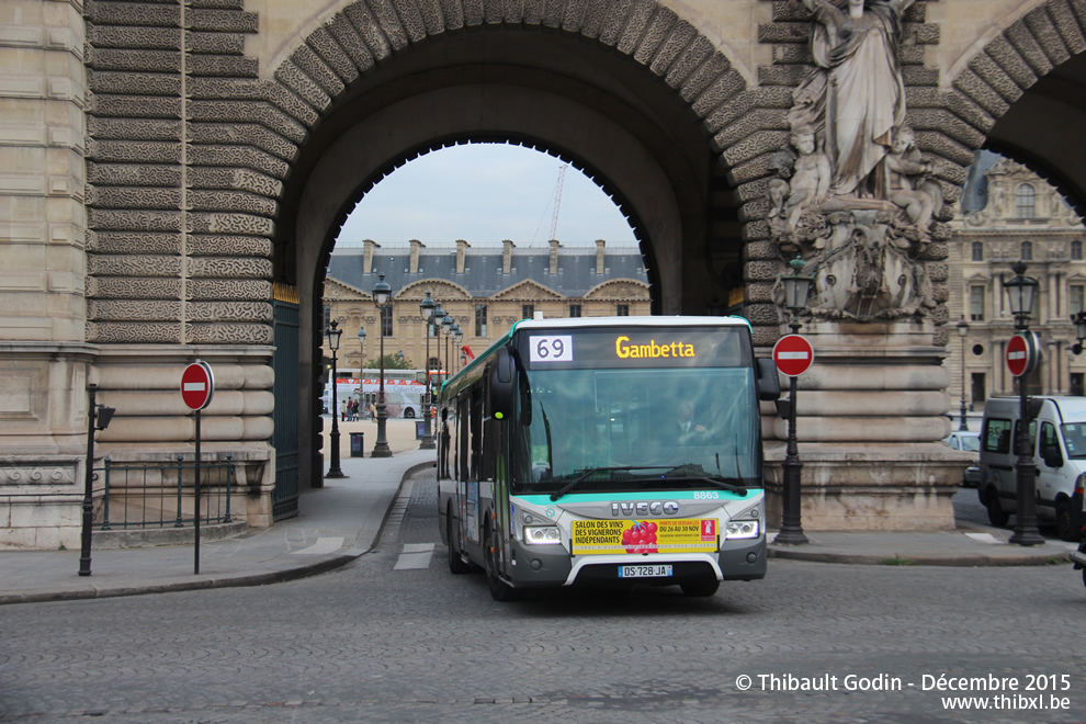 Musée du Louvre (Paris) – Photos de trams et autres transports urbains