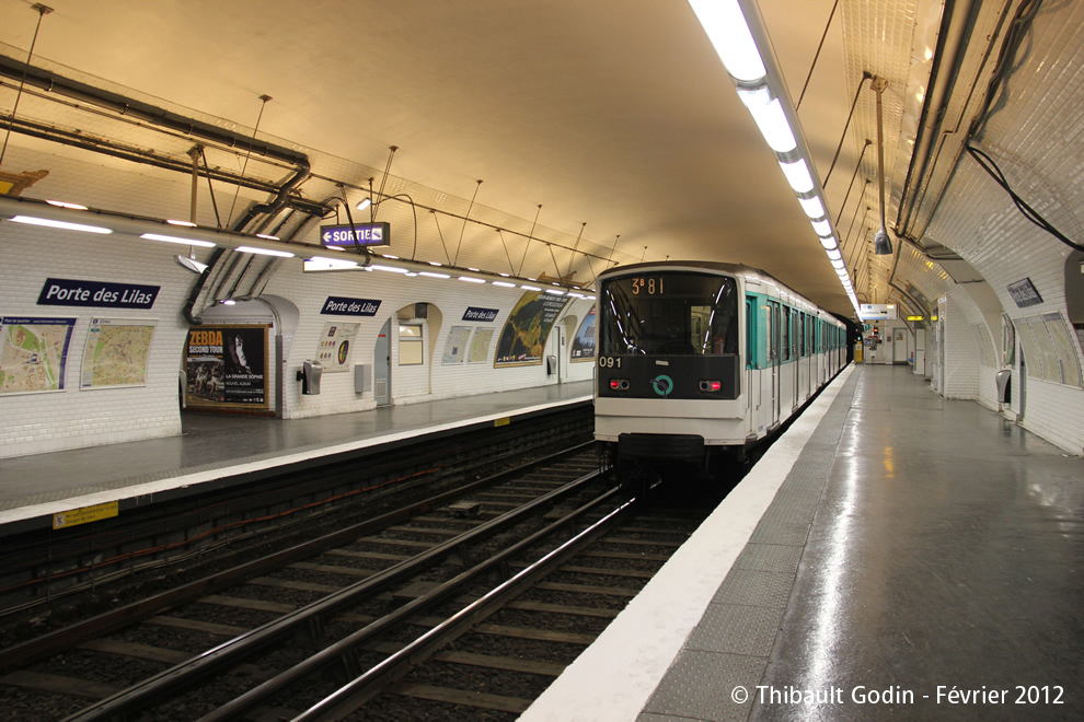 Ligne 3 bis – Photos de trams et autres transports urbains